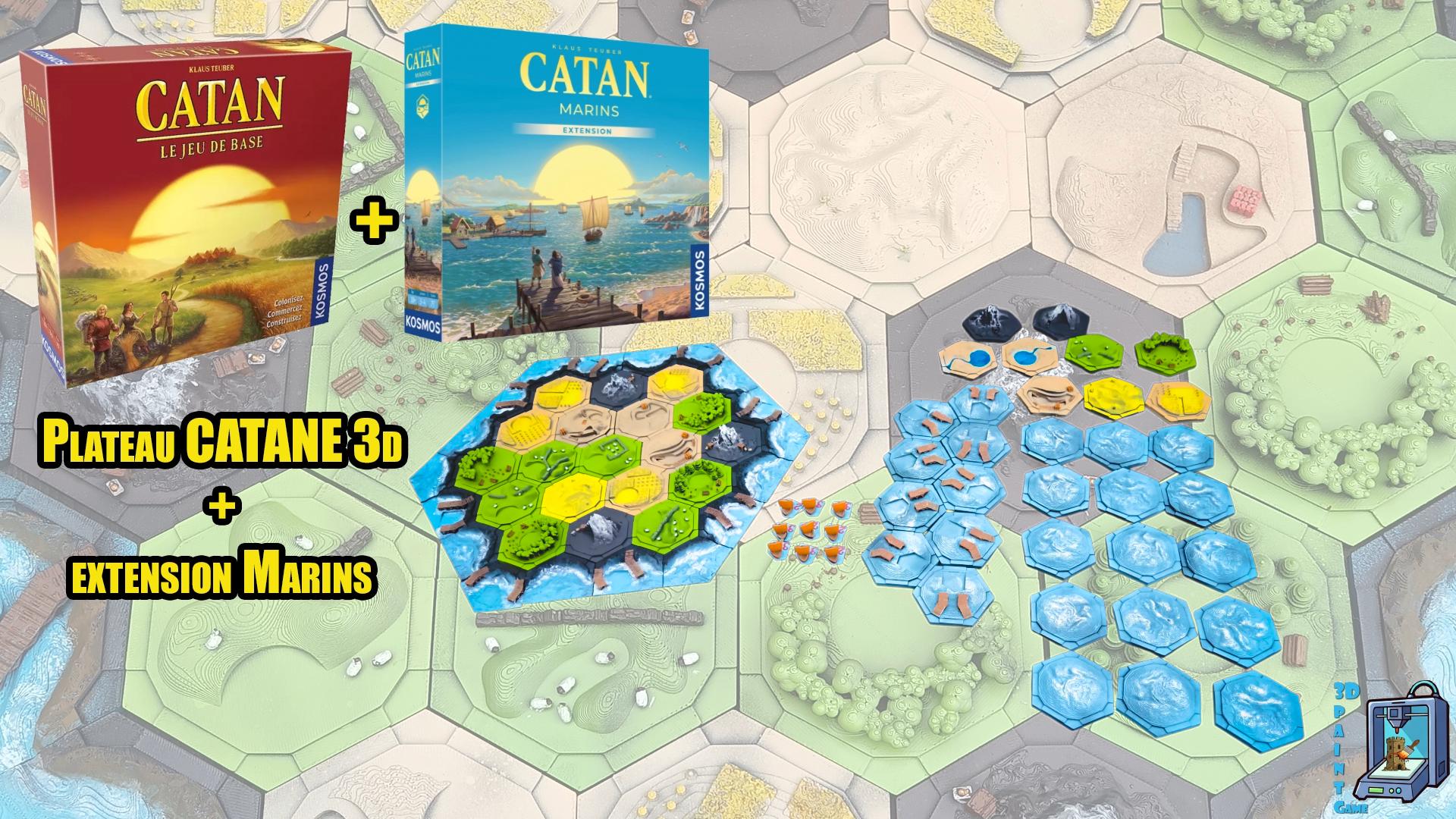 3D Catan Board + Seafarers Expansion - Etsy