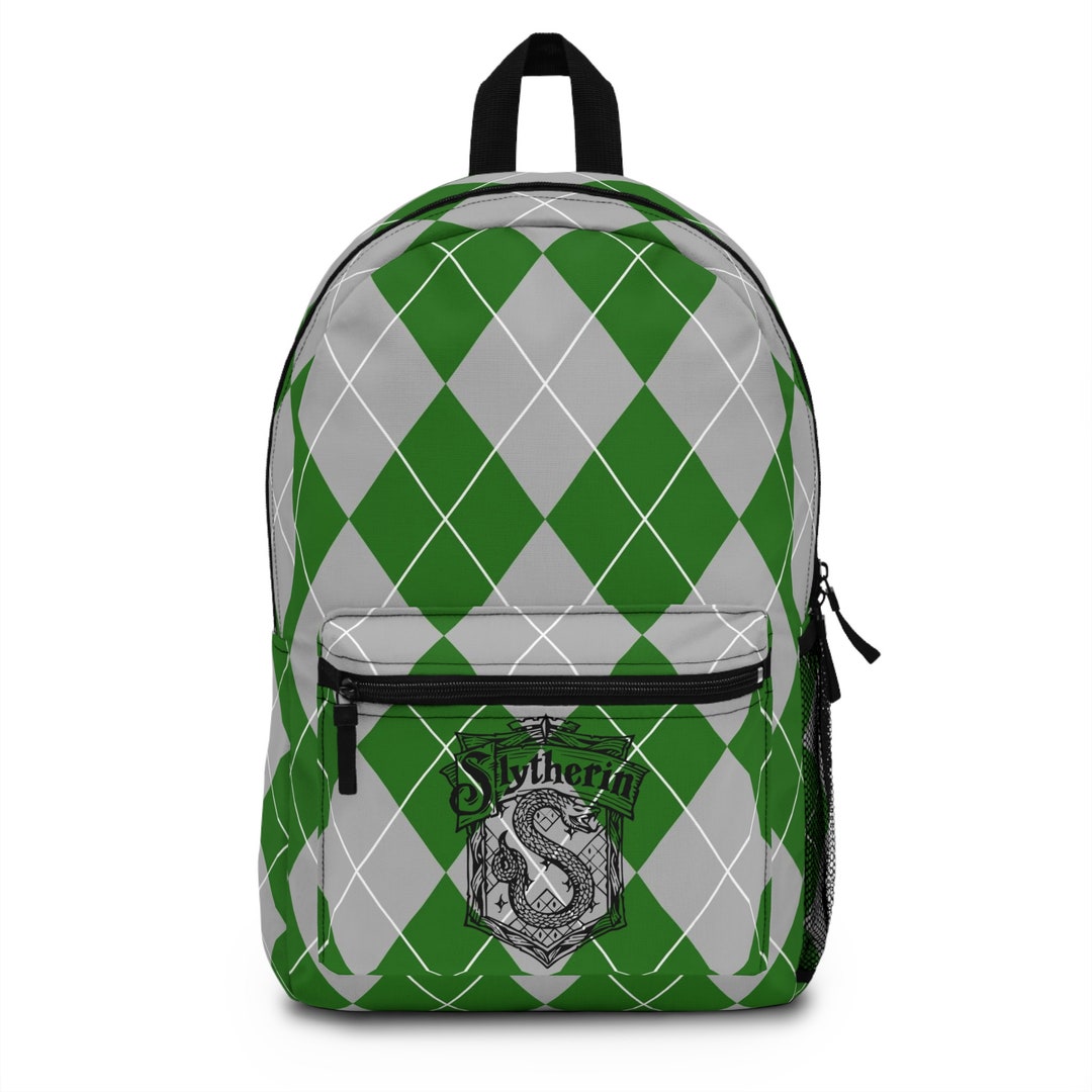 HP Green and Grey Argyle House Backpack Harry Potter, Hogwarts ...