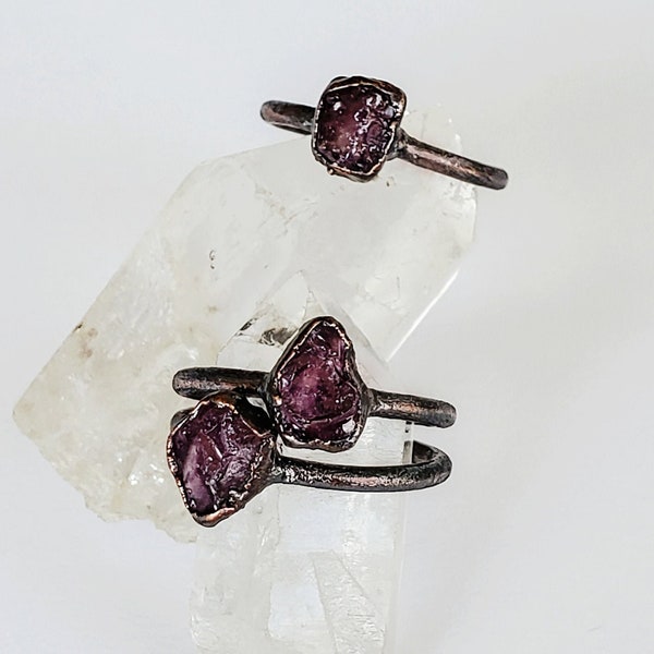 Raw Ruby Ring - Etsy