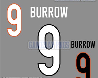Joe Burrow Jersey Svg - Etsy