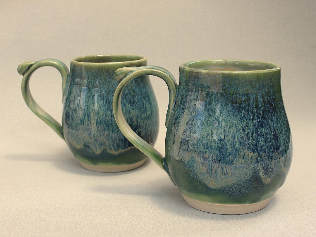 Giant Mug, Extra Large Pottery Mug, Man-size Mug, Coffee Lovers Mug, XL ...