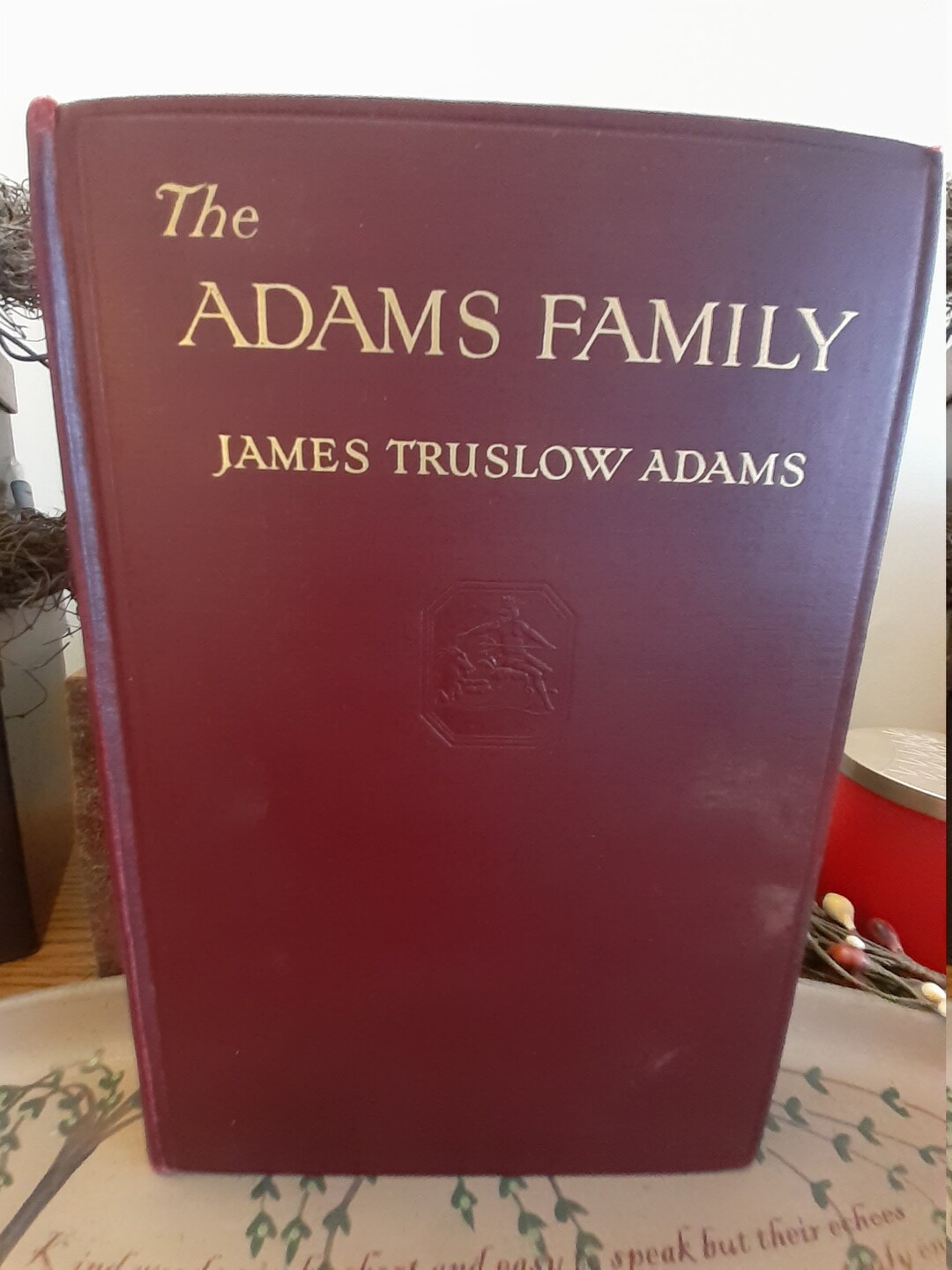 The Adams Family James Truslow Adams 1st ED. 1st Printing - Etsy