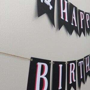 Pirate Birthday Banner, Pirate Party, Birthday Party, Party Decorations ...