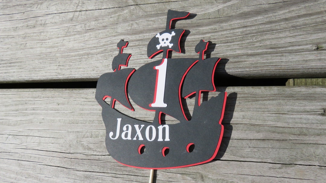 Pirate Cake Topper, Pirate Birthday Decorations, Pirate Party, Pirate ...