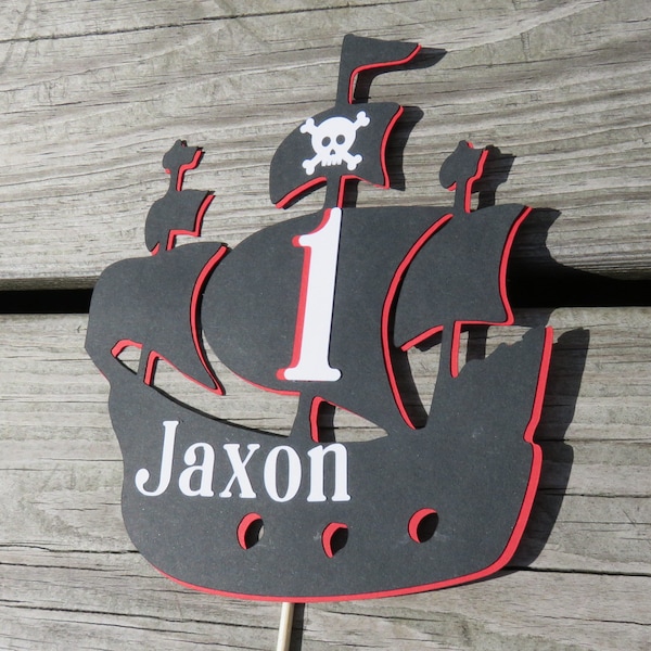 Ship Cake Topper - Etsy