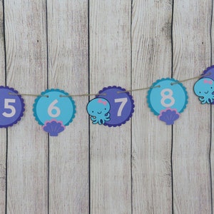 Under the Sea Photo Month Banner, Oneder the Sea Banner, Mermaid ...