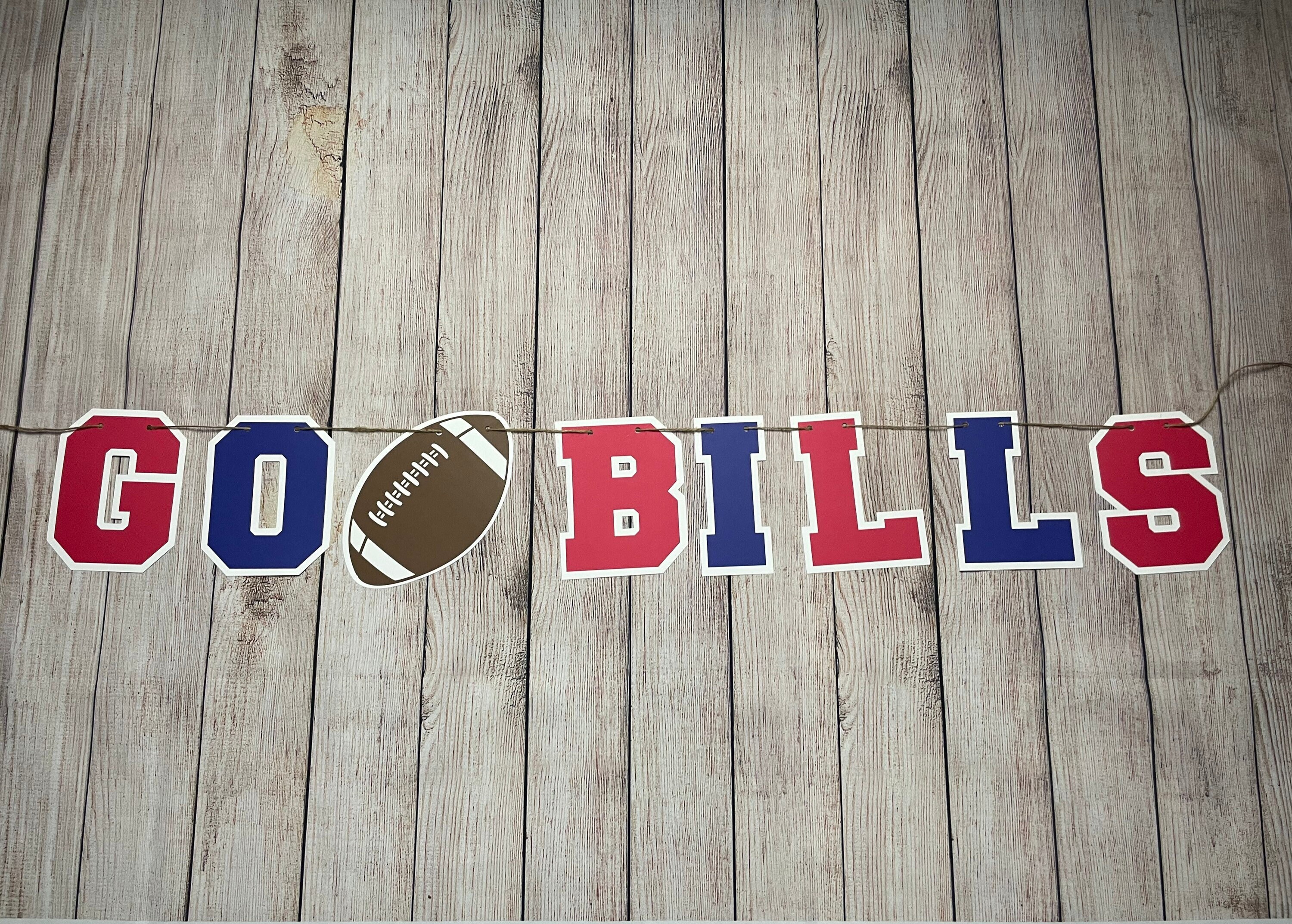 Buffalo Go Bills Banner, Bills Game Day Banner, Bills Party, Bills ...