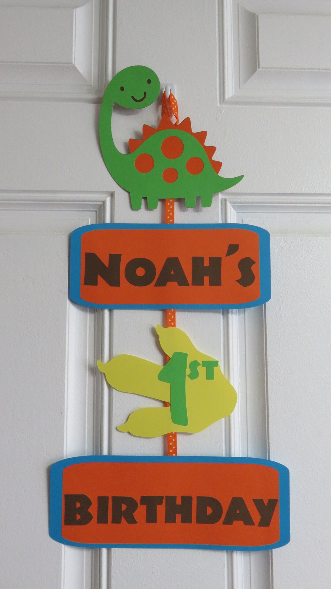 Dinosaur Birthday Door Sign Photo Prop Dino Party Name | Etsy