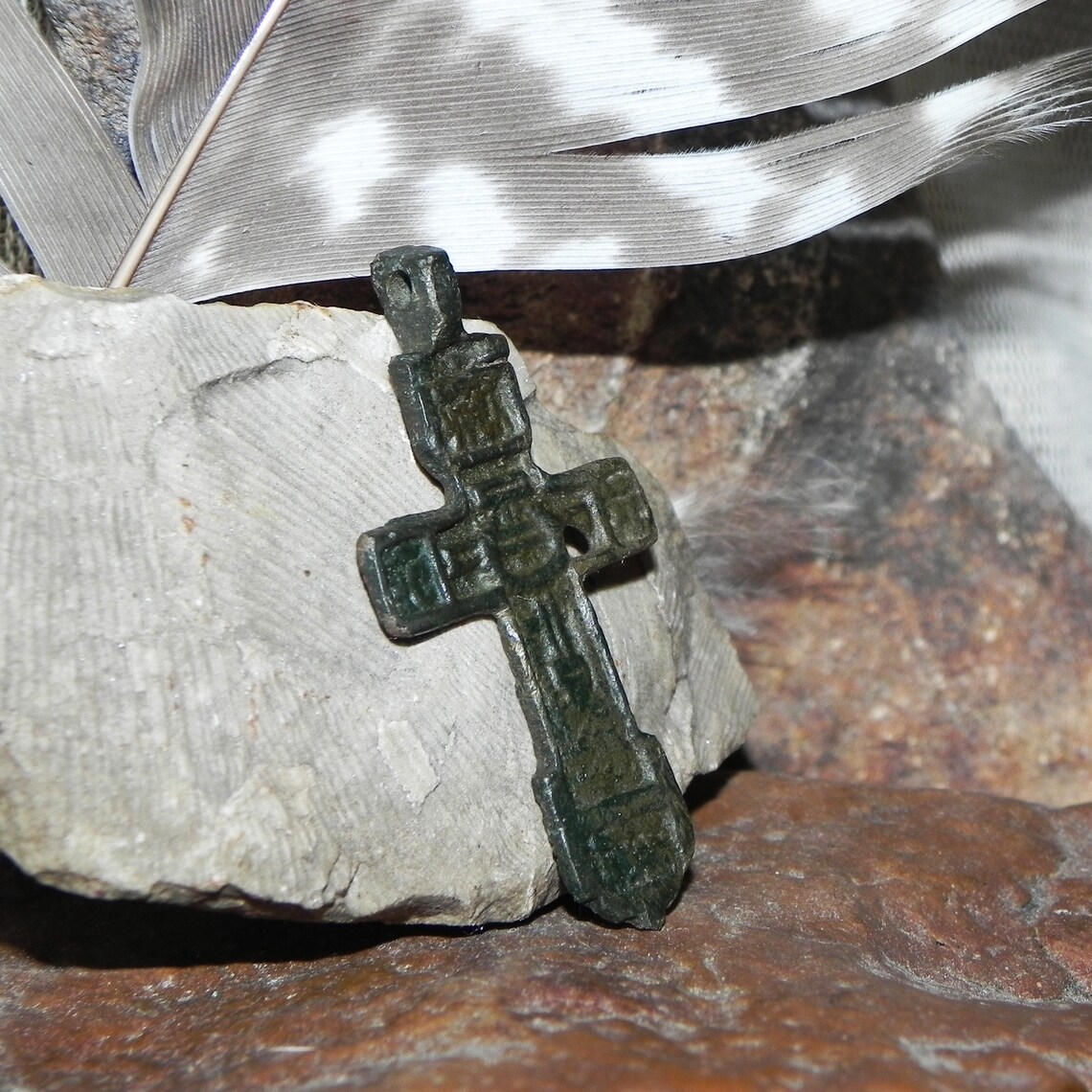 Medieval Orthodox eight-pointed cross with tsata. Orthodox | Etsy