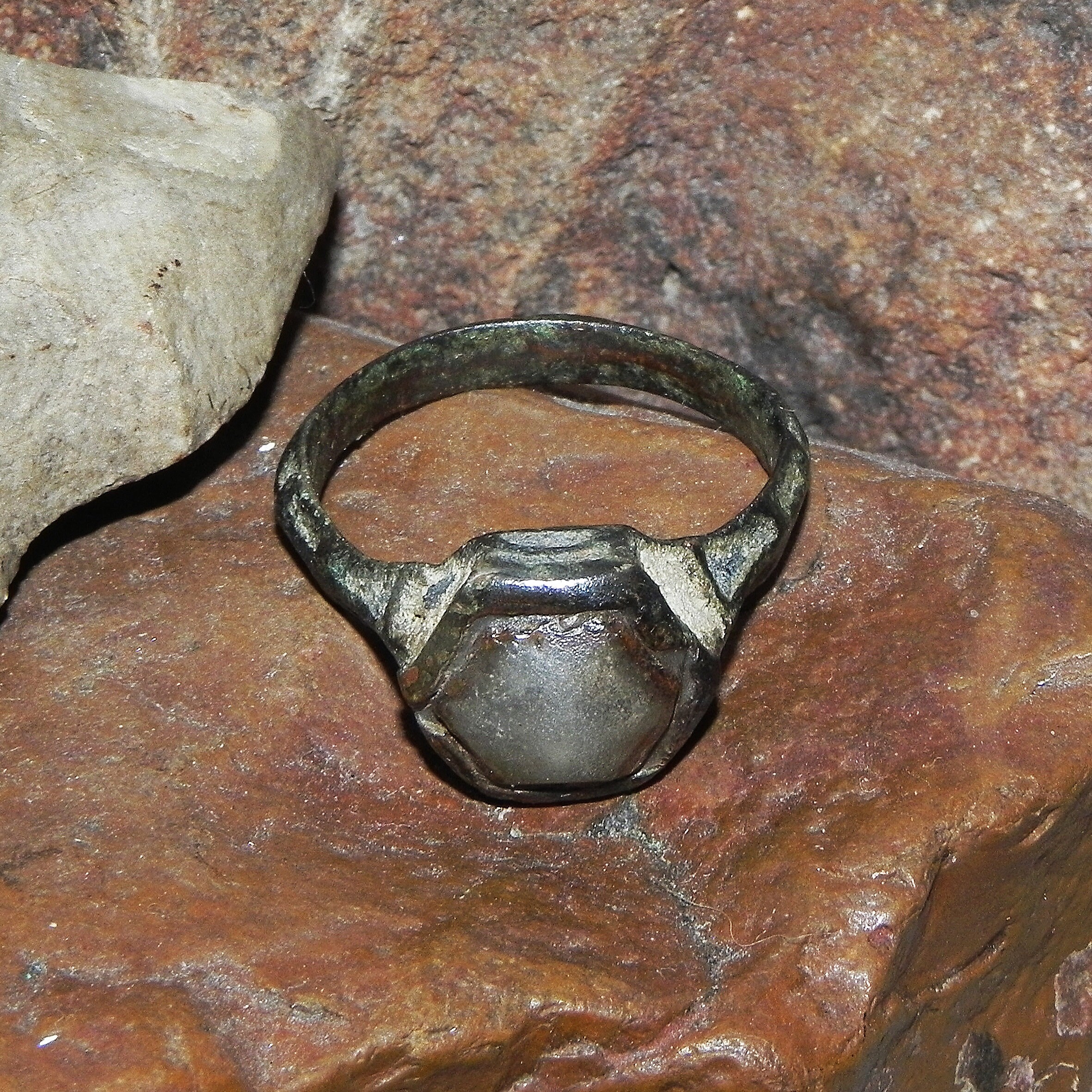 Medieval ring with enamel. Ancient ring. 17th-18th century. | Etsy