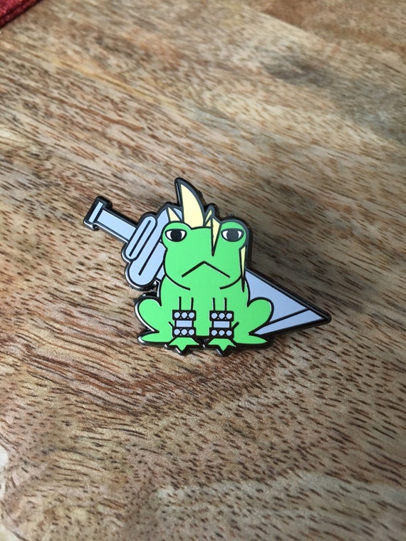 Cloud frog fantasy RPG Adventure enamel pin | Etsy