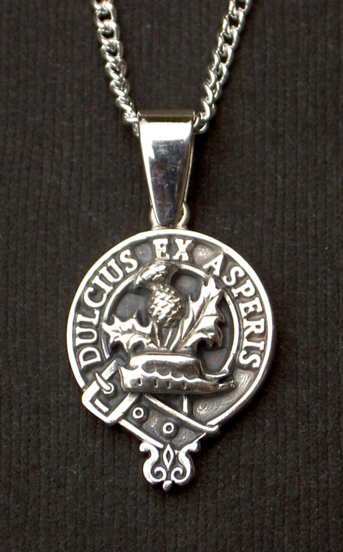 Clan Munro Pendant in Solid Sterling Silver - Etsy
