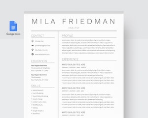 Clean Modern Resume Template 4 Page CV Template Cover Letter References ...
