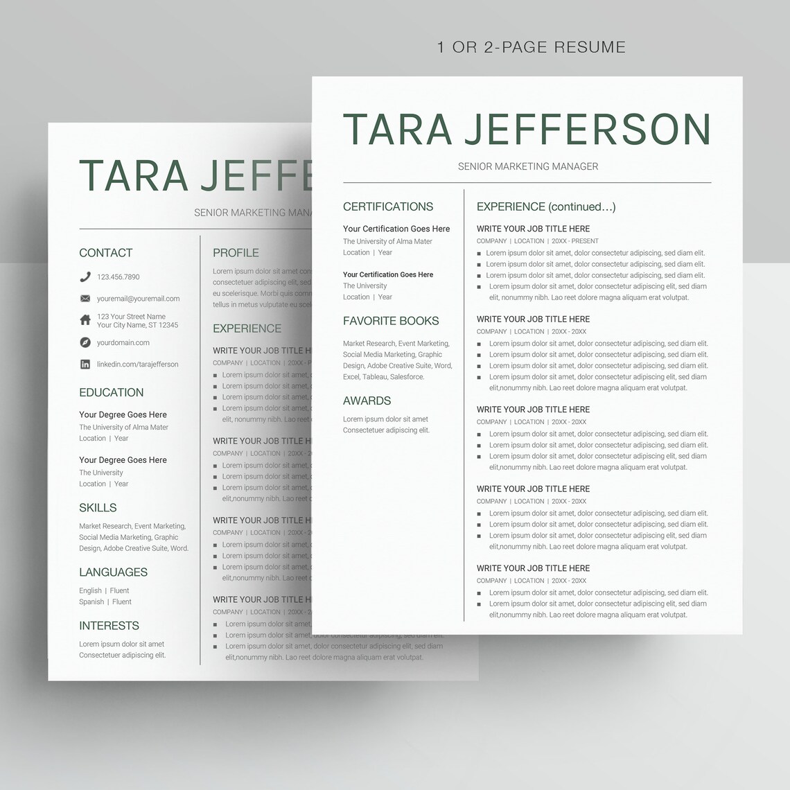 Google Docs Resume Template. Simple Resume Template Google Docs and CV ...