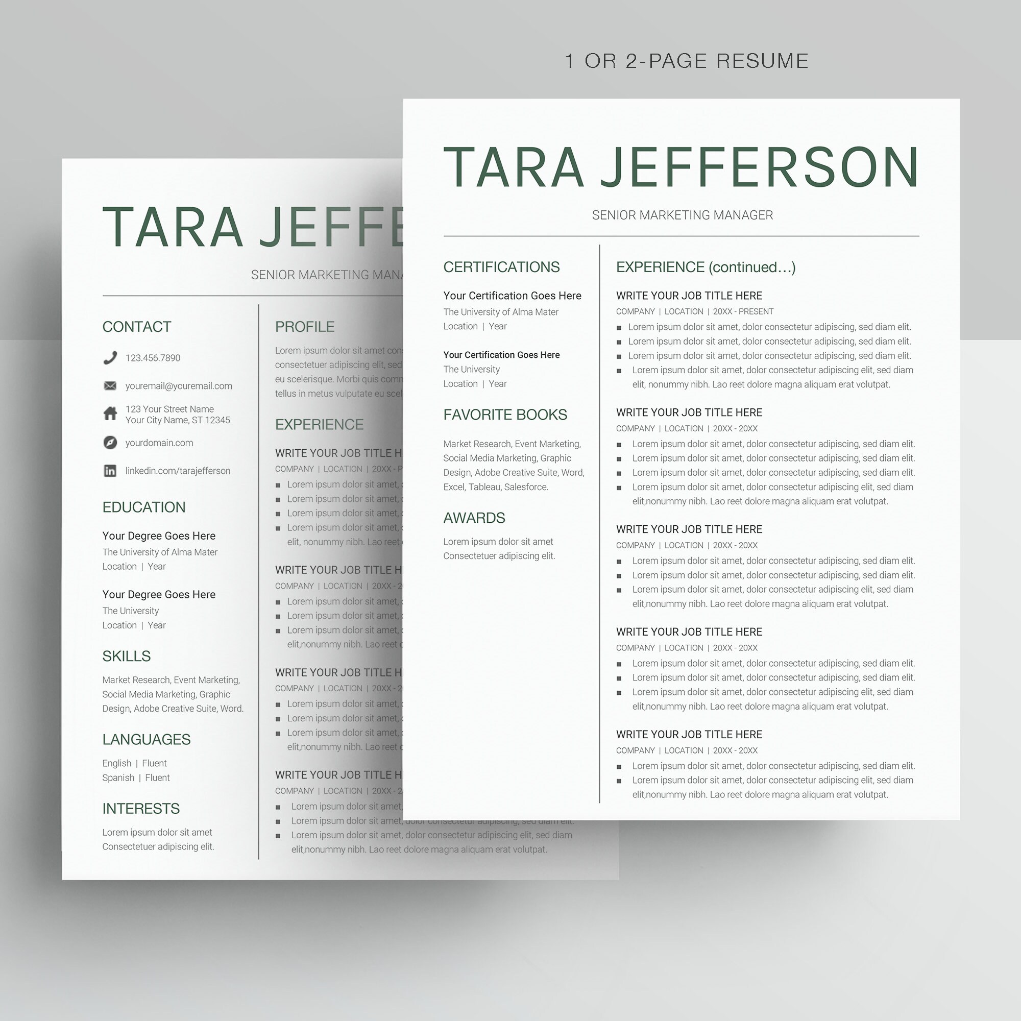 Google Docs Resume Template. Simple Resume Template Google Docs and CV ...
