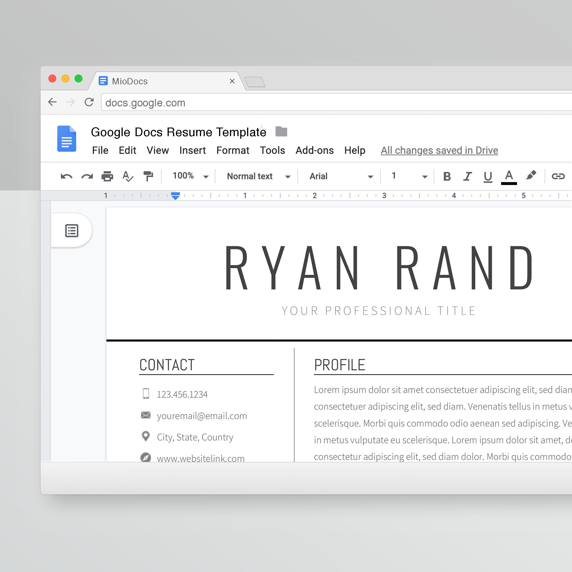 Currículum de Google Docs CV de Google Docs currículum de - Etsy México