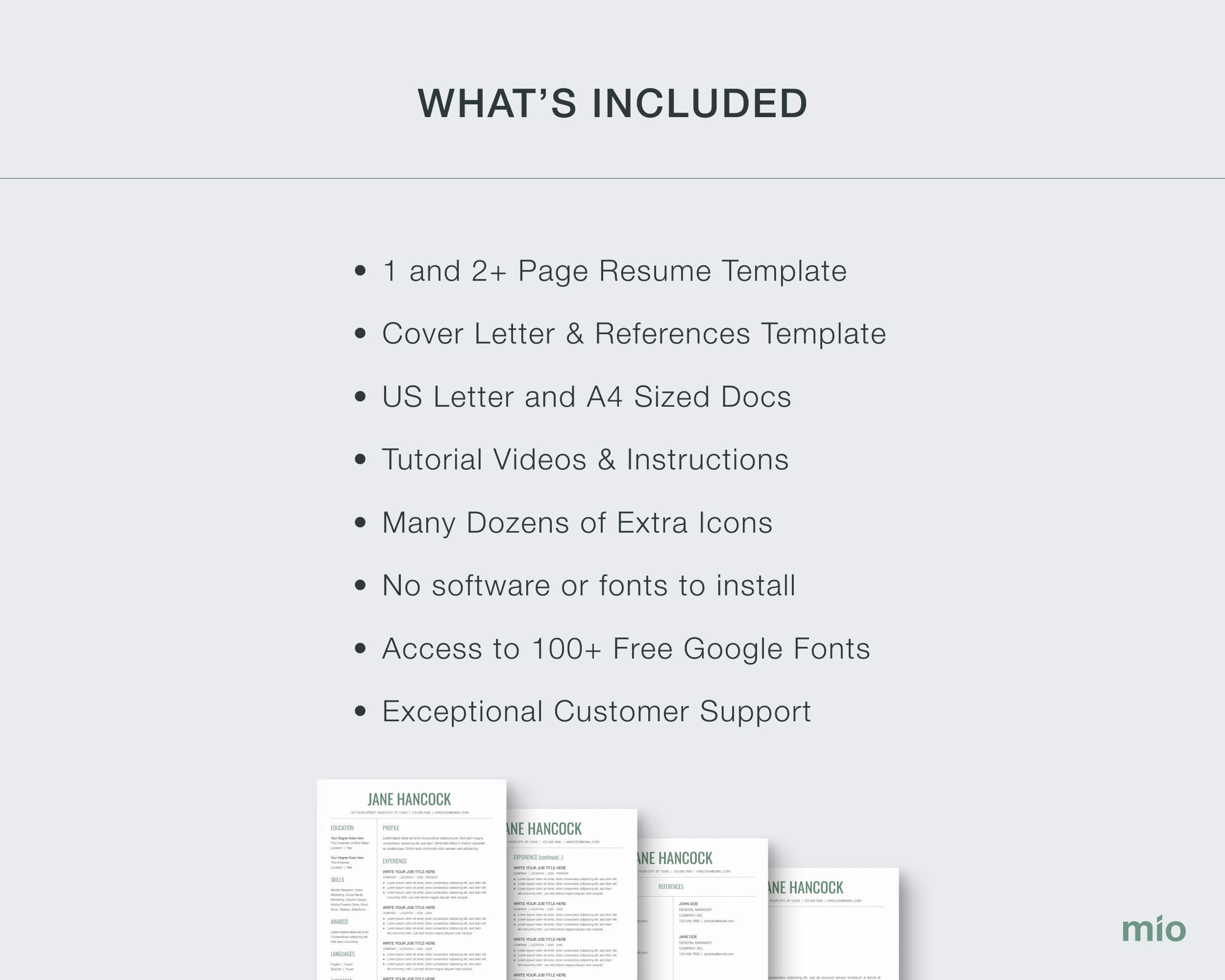 Google Docs Resume Template. Simple Resume Template Google Docs and CV ...