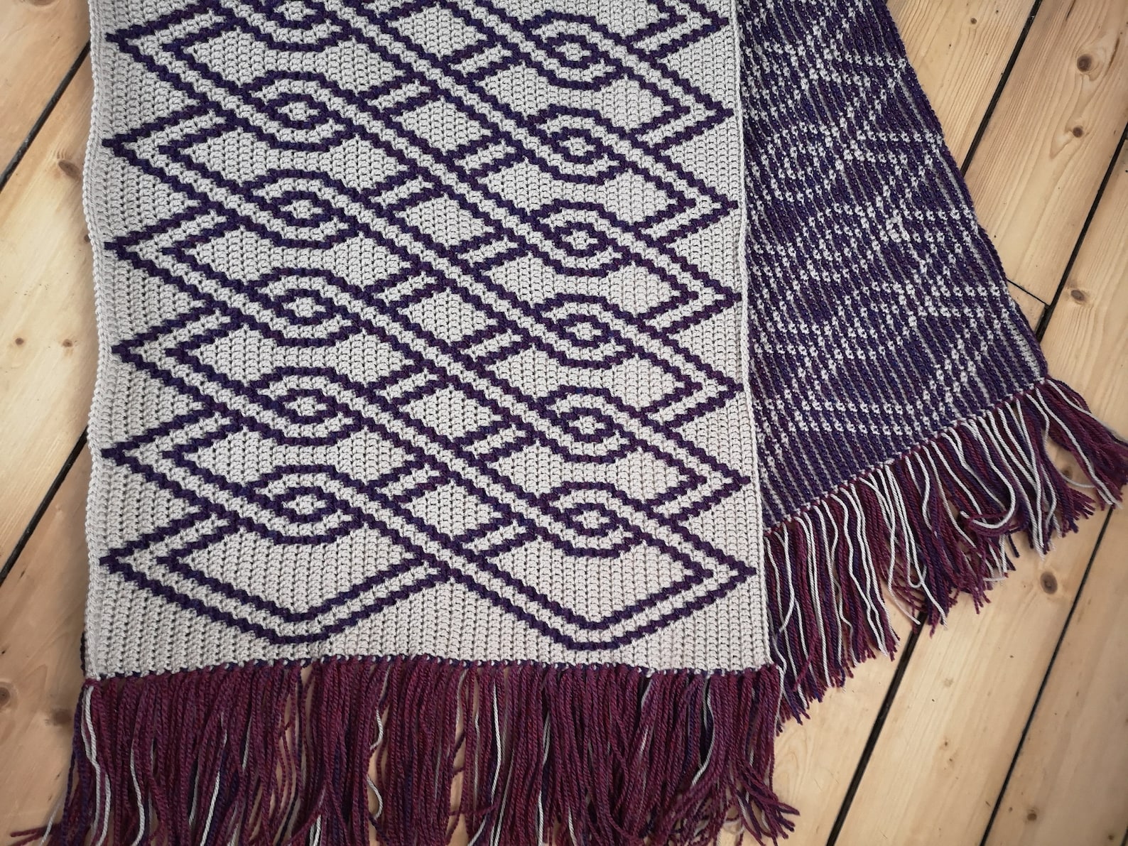 Diamond Knots - Overlay Mosaic Crochet PATTERN - Digital Download in ...