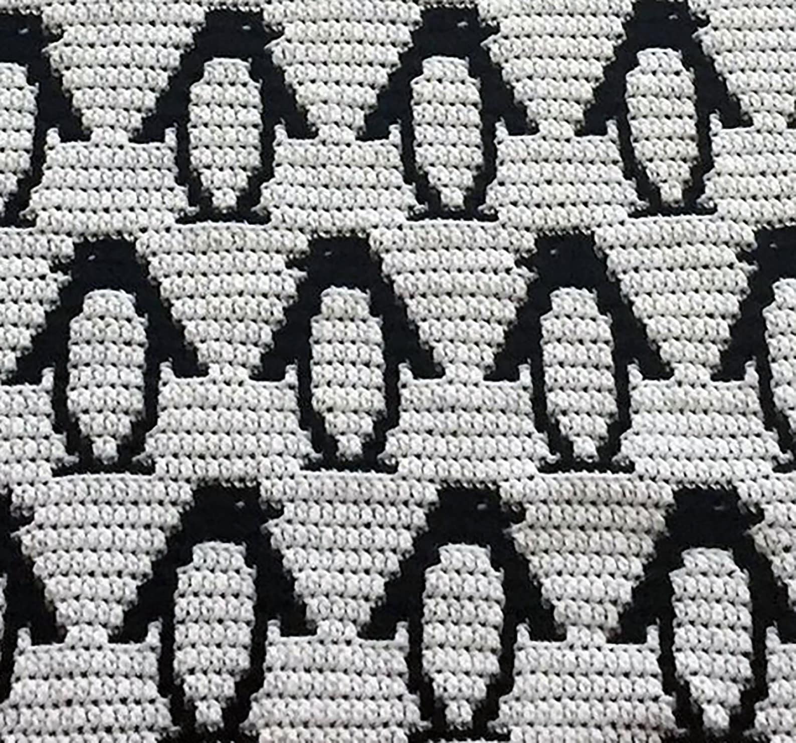 Penguin Party Overlay Mosaic Crochet PATTERN ONLY Digital - Etsy