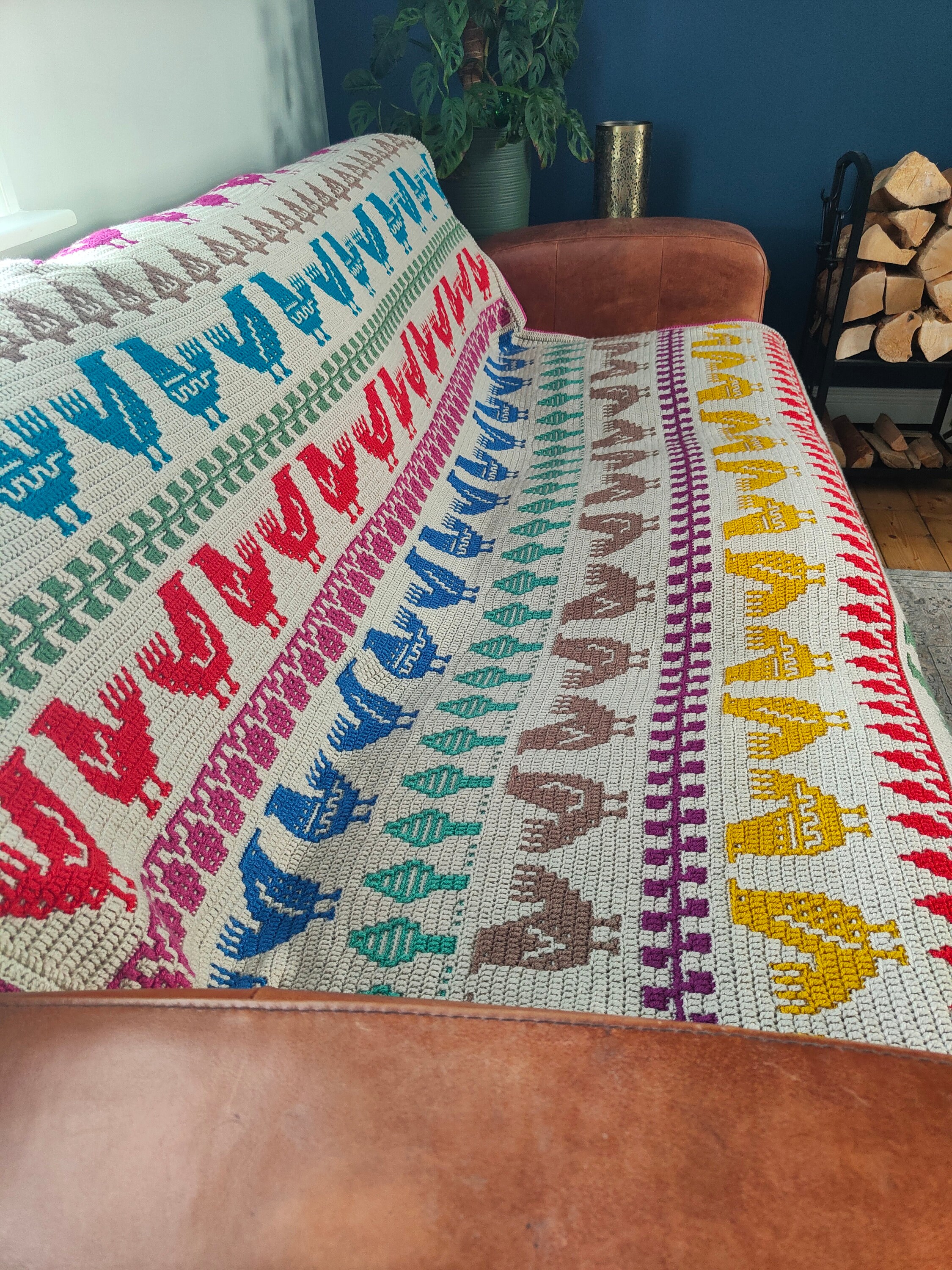 Scandi Birds - Overlay Mosaic Crochet PATTERN - Digital Download in ...