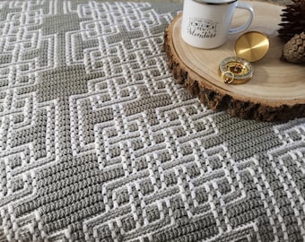 Diamond Knots Overlay Mosaic Crochet PATTERN ONLY Digital | Etsy