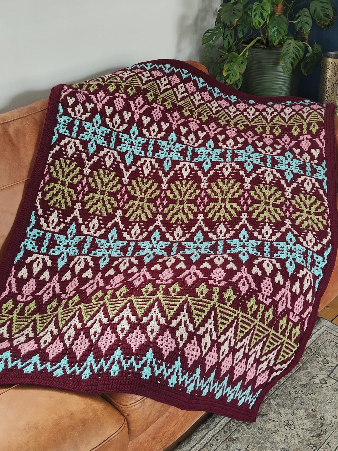 Botanica Overlay Mosaic Crochet PATTERN Digital Download in ENGLISH ...