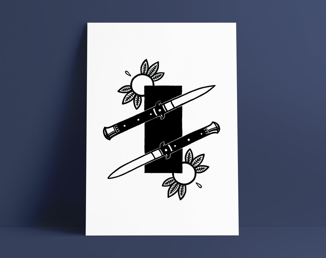 SWITCHBLADE Print A5/A4 Graphic and Design Poster - Etsy