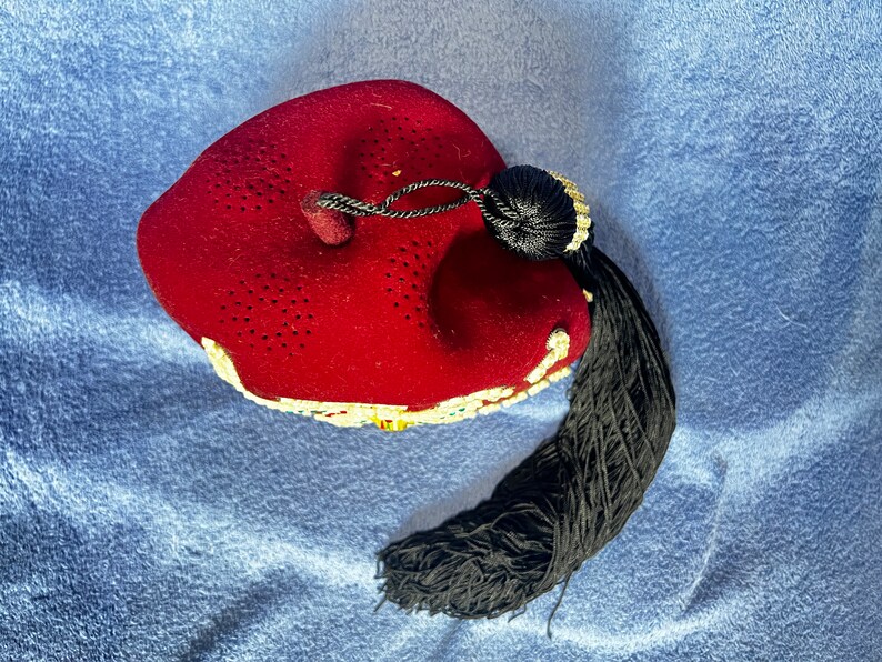 Vintage Authentic Jeweled Aloha Temple Shriner Men's Fez Hat Free Shipping - Etsy