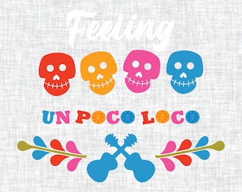 Un poco loco svg | Etsy