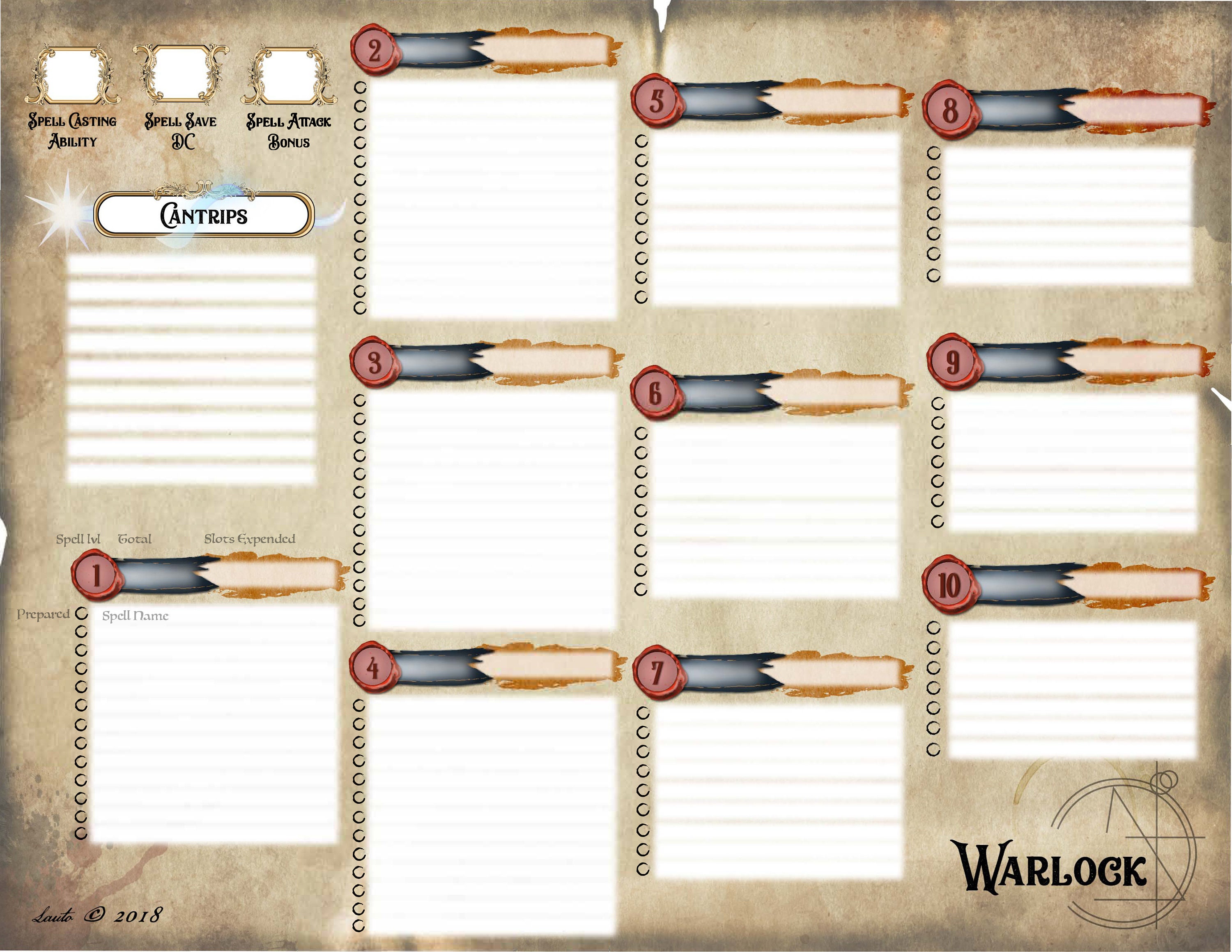 Custom RPG Character Illustration With Editable PDF Stat Card - Etsy ...