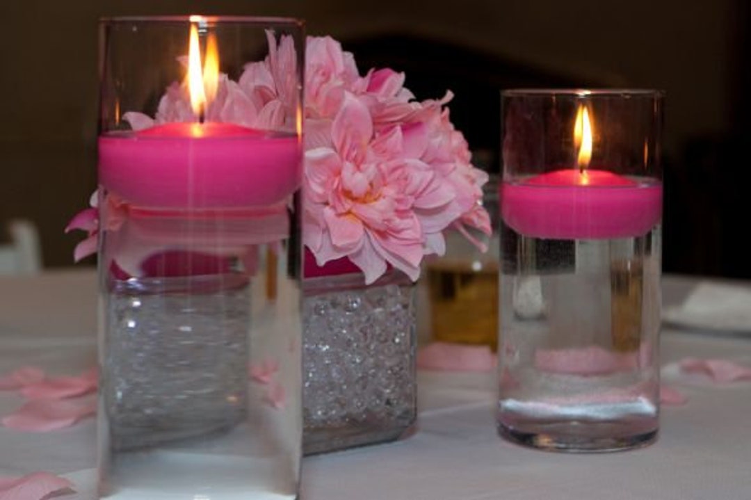 Submersible Pink Floating Candle - Etsy