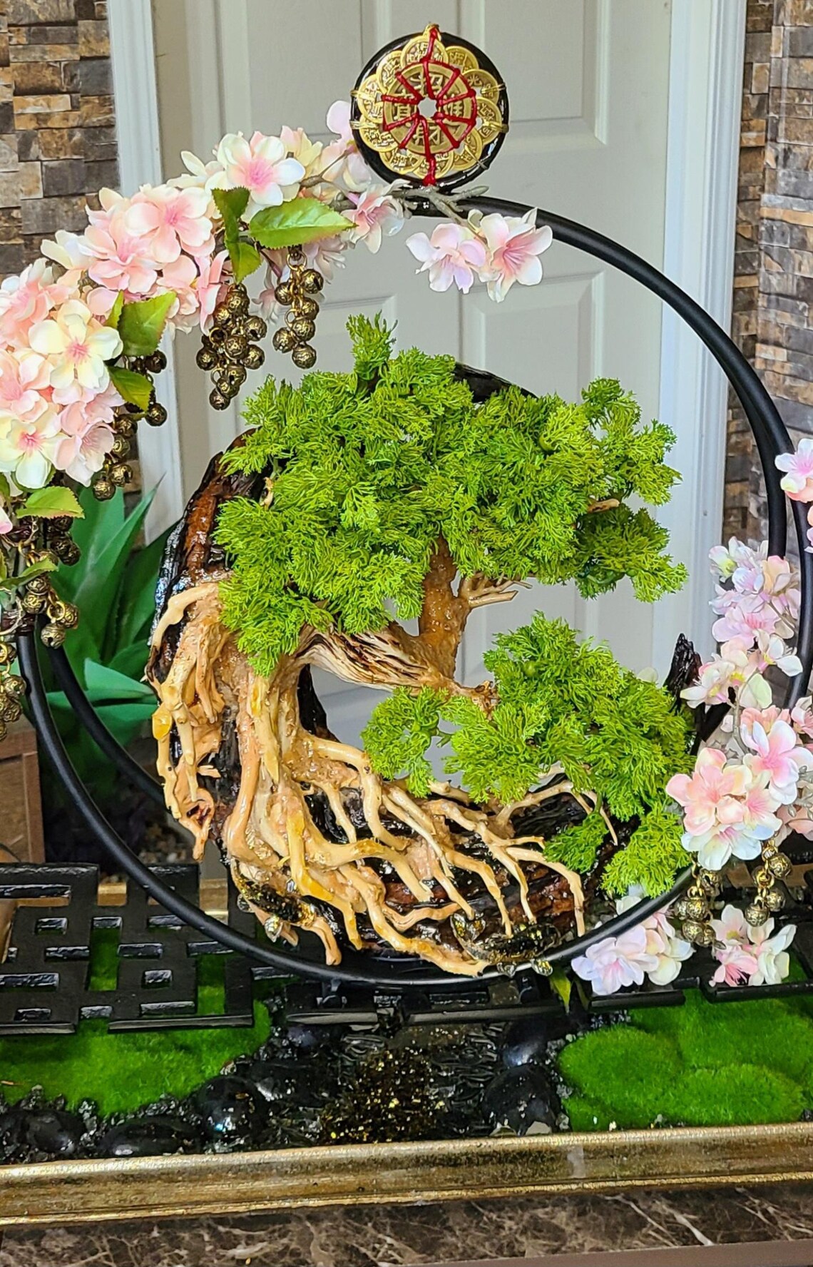 Bonsai & Cherry Blossom Centerpiece - Etsy