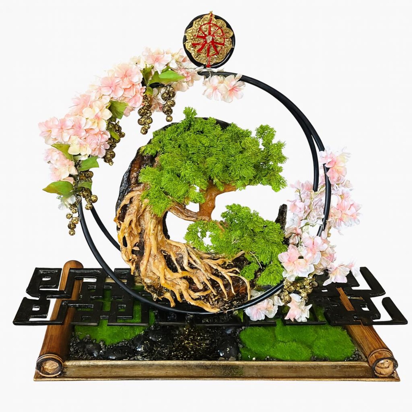 Bonsai & Cherry Blossom Centerpiece - Etsy