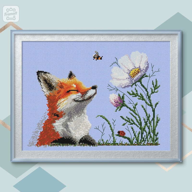 Fox Cross Stitch - Etsy