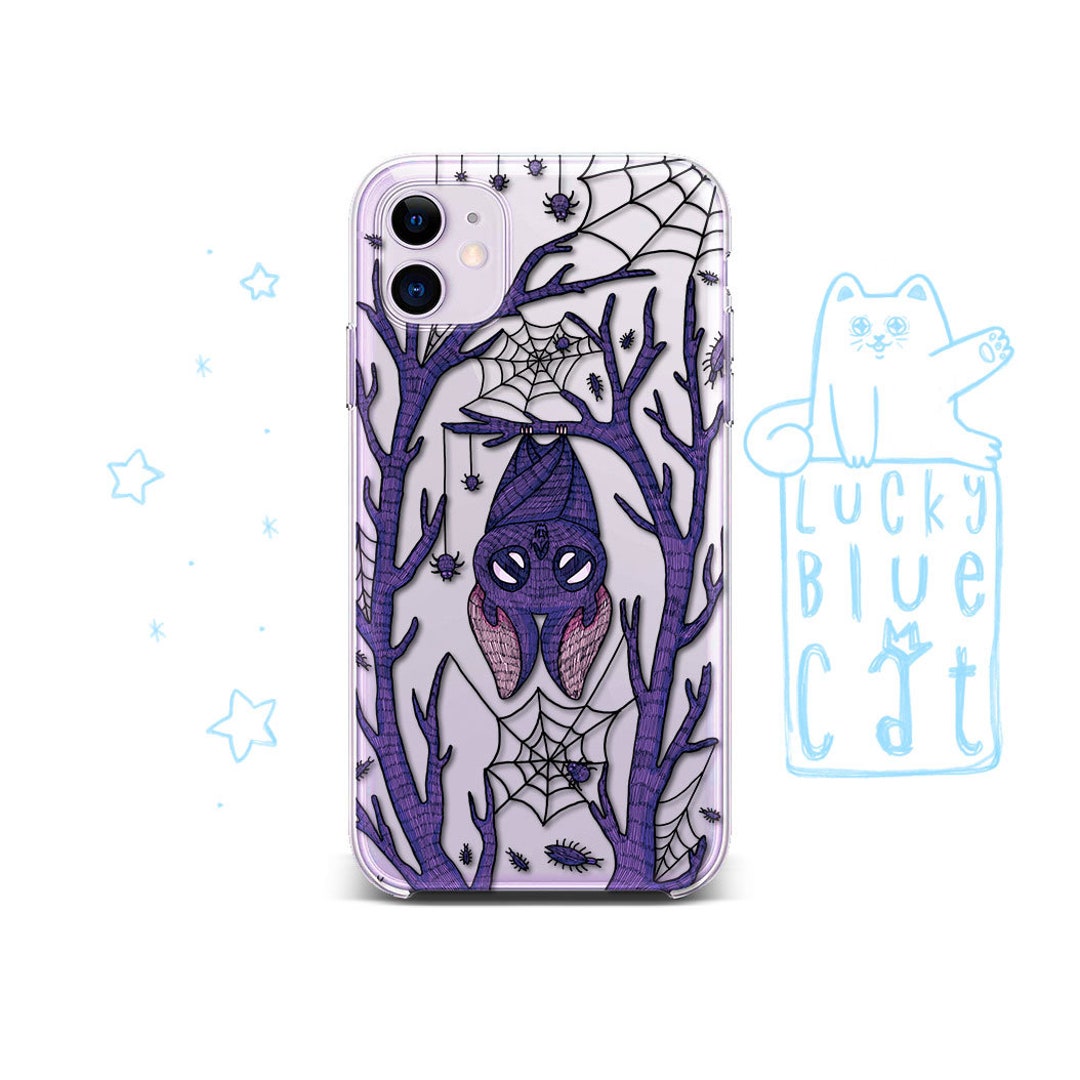 Gothic Bat iPhone 13 12 Mini 11 Pro Max Case SE 2020 Case Cute Spooky ...