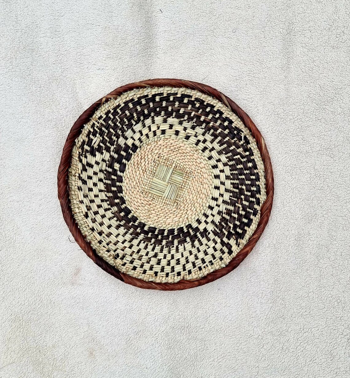 Binga Wall Basket Boho Rwanda Basket Gallery for Unique | Etsy