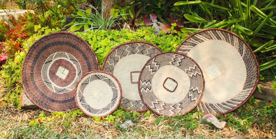 Binga Wall Basket Boho Rwanda Basket Gallery for Unique - Etsy