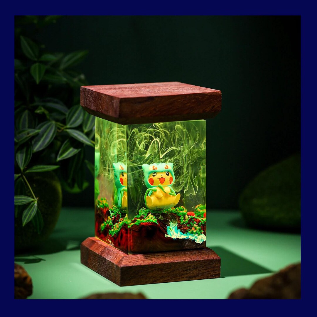 Pik.ac.hu Bulb.asa.ur Pokemon Gifts, Resin Epoxy Night Light ...