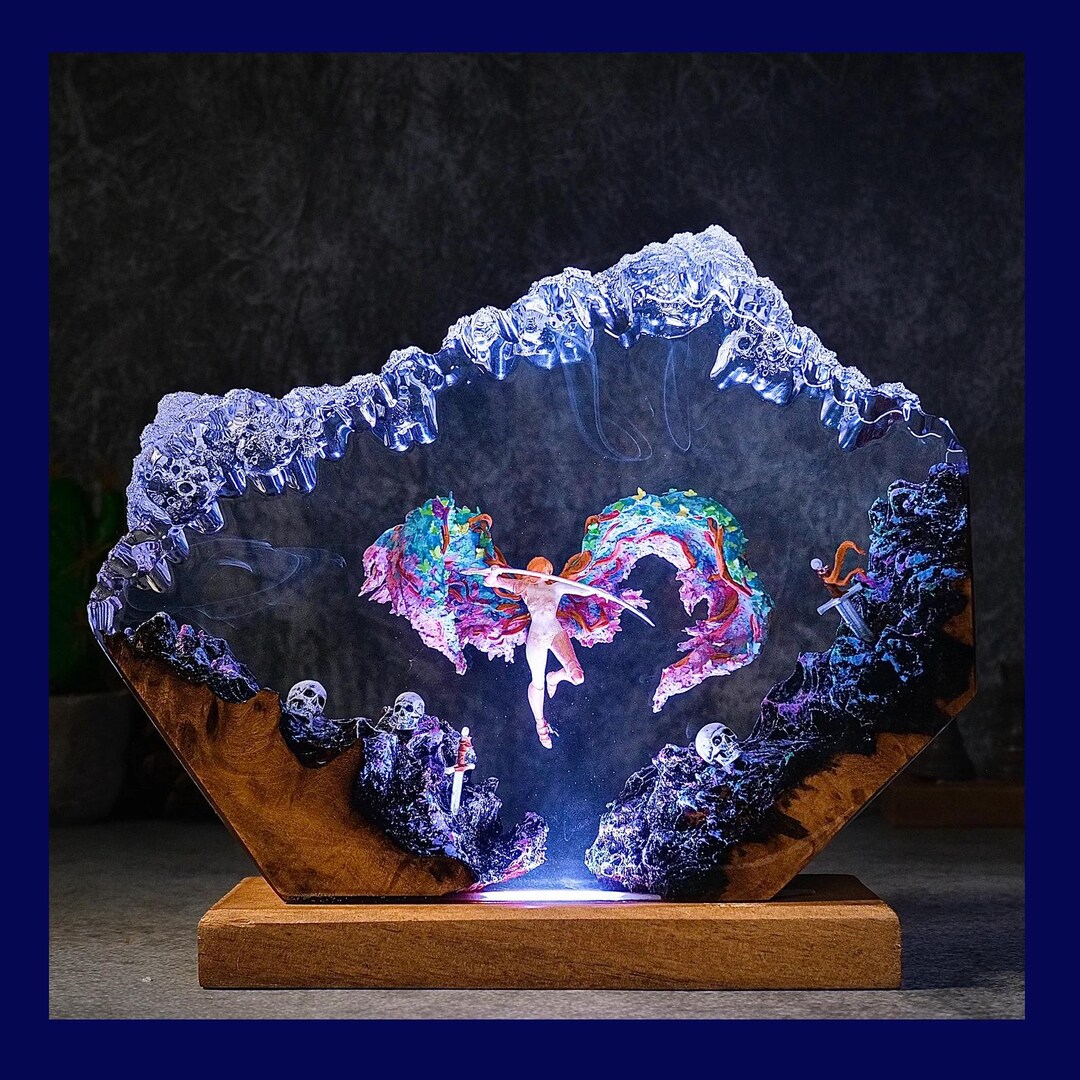 Malenia Powerful Boss Resin Lamp, Custom Night Light for Father's Gift ...