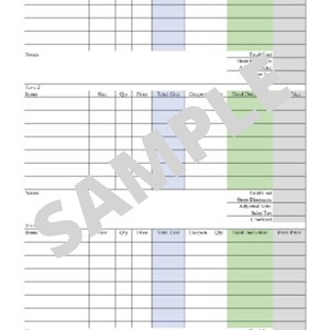 Basic Sale Shopping List With Coupon Tracking - Etsy
