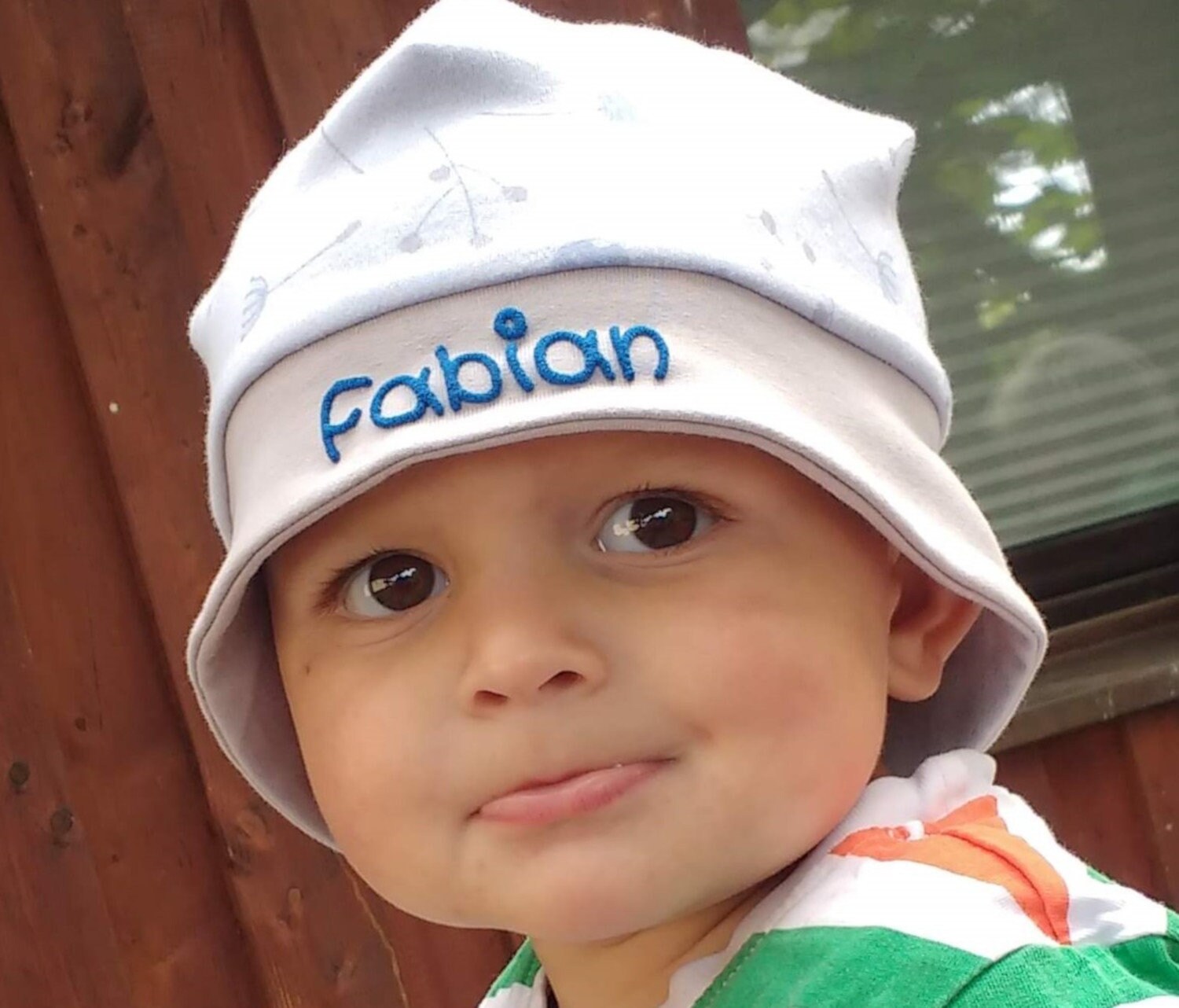 Sun hat with name, sun protection personalized sun cap Child's cap with ...