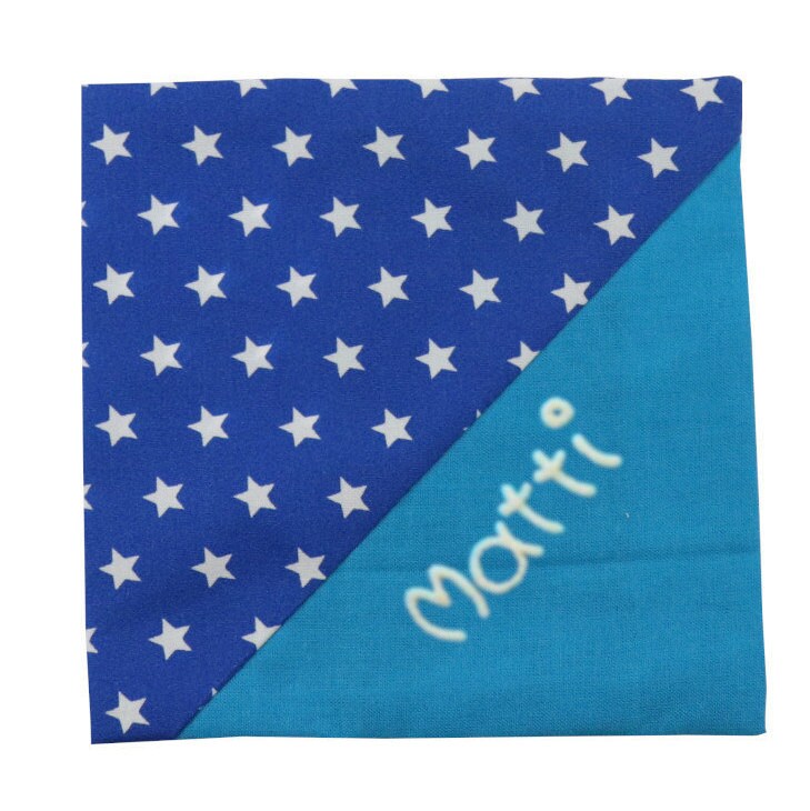 Cooling pad / heat pad with name star triangle (cover incl. cooling ...