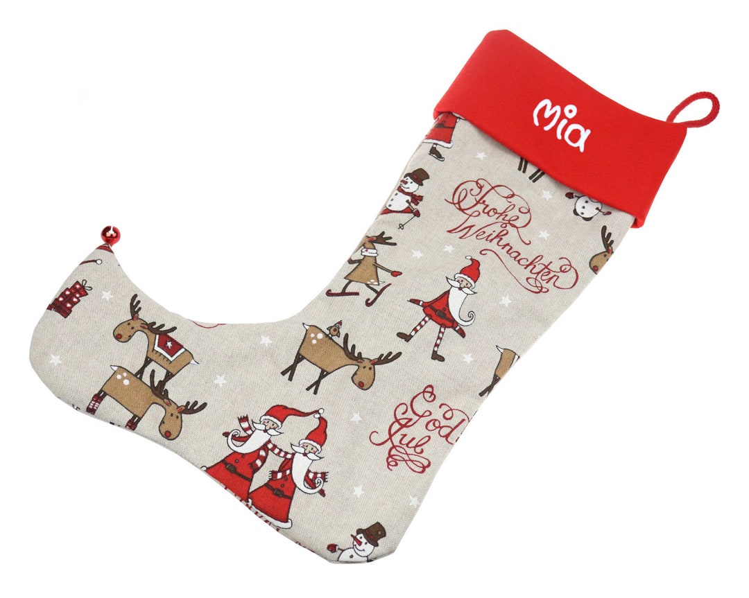 St. Nicholas Boots With Name Wichtelstiefel Nikolaus Nikolaussock ...