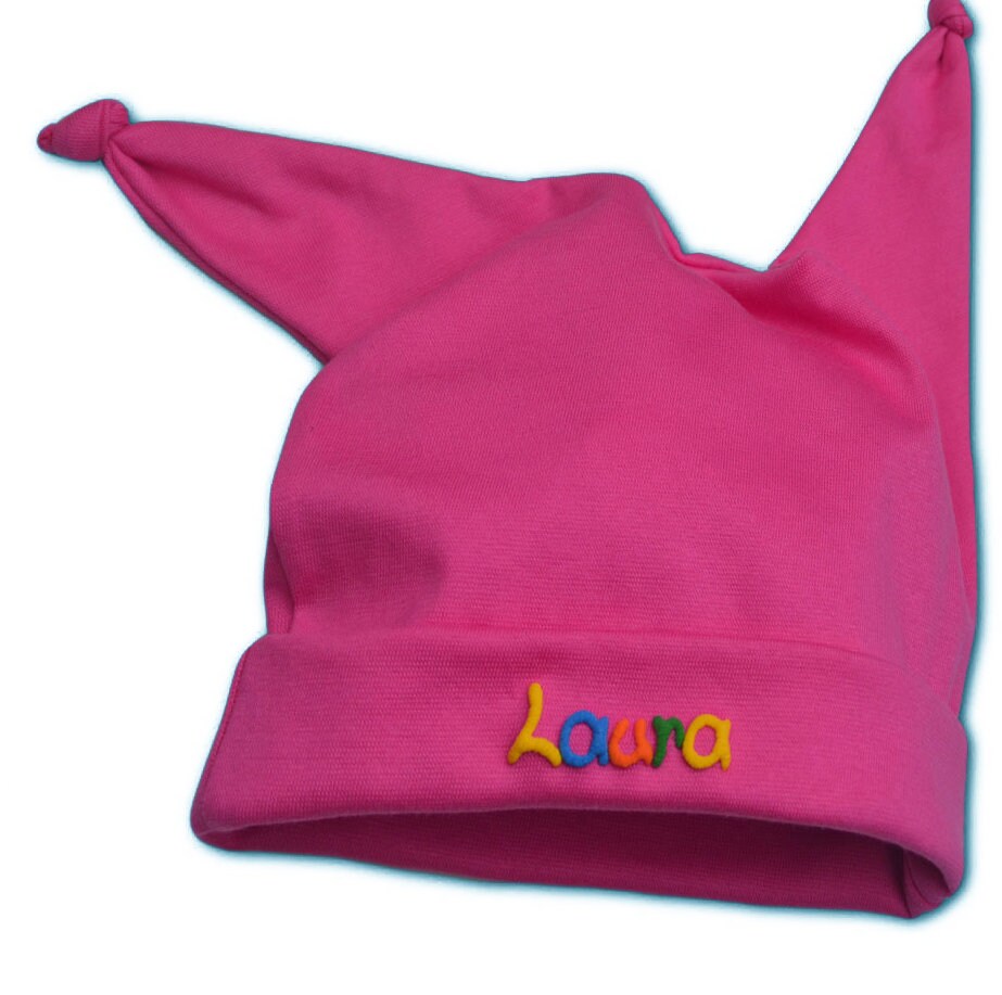 Double pointed cap with name cap for babies children boys & girls ...