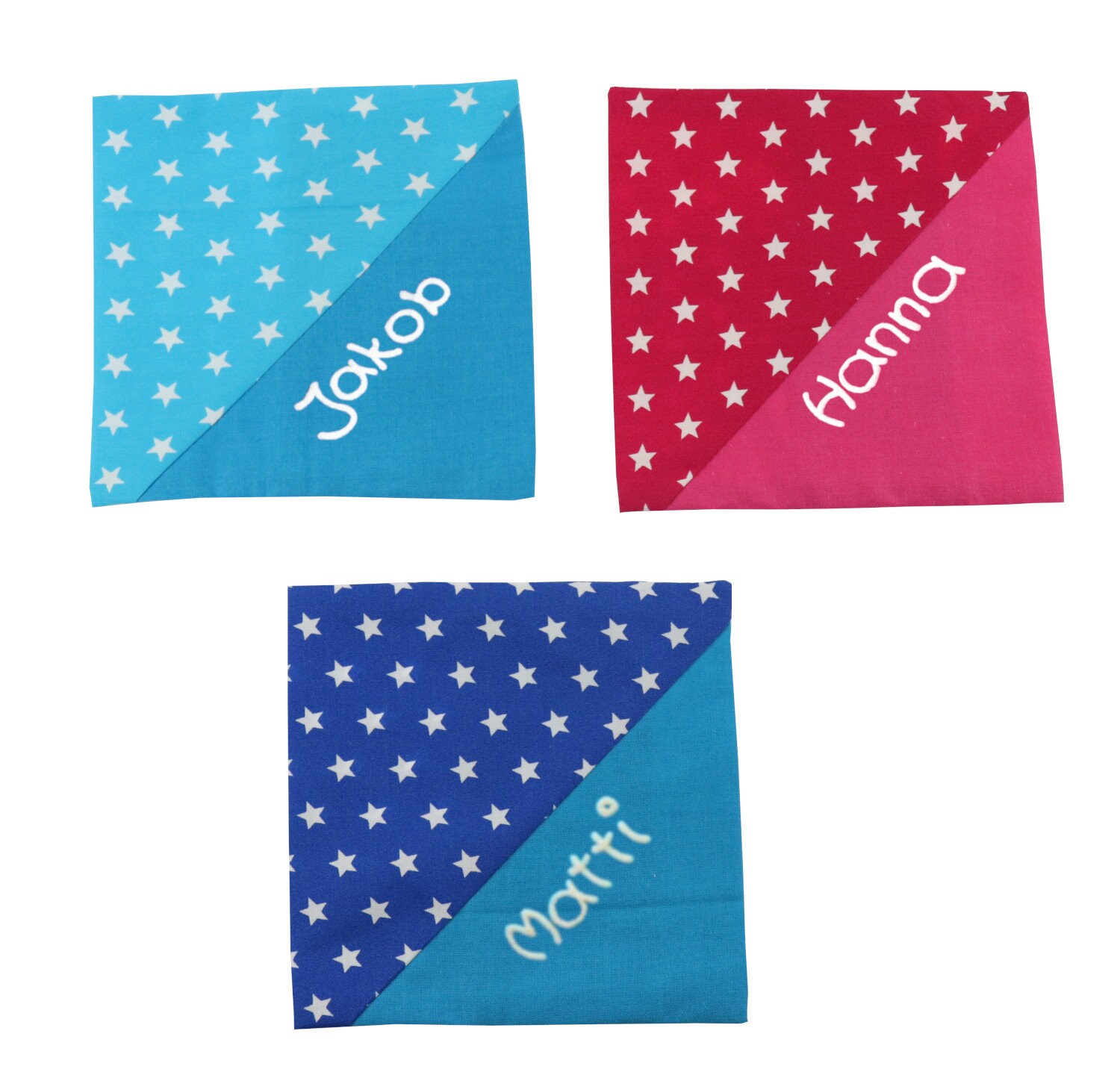 Cooling pad / heat pad with name star triangle (cover incl. cooling ...
