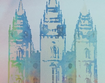 Salt Lake City Temple Instant Digital Photograph Download - Etsy