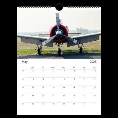 2025 Aviation Wall Calendar Stunning Single-sided Aviation Art - Etsy