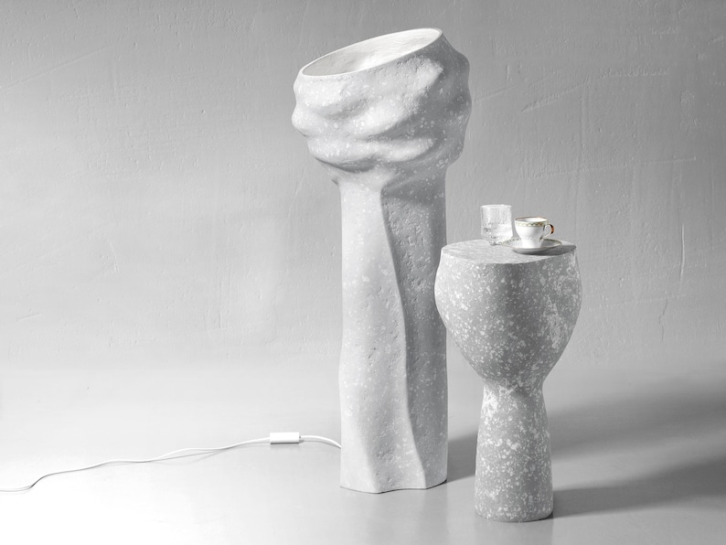 Sculptural Floor Light, Tall Standing Lamp, Functional Home Sculpture ...