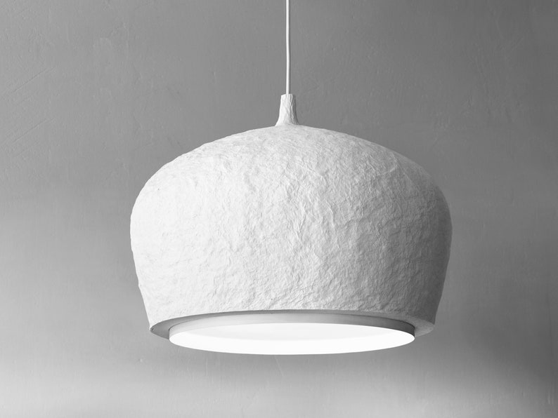 White Minimalist Pendant Light, Loft Lighting - Etsy