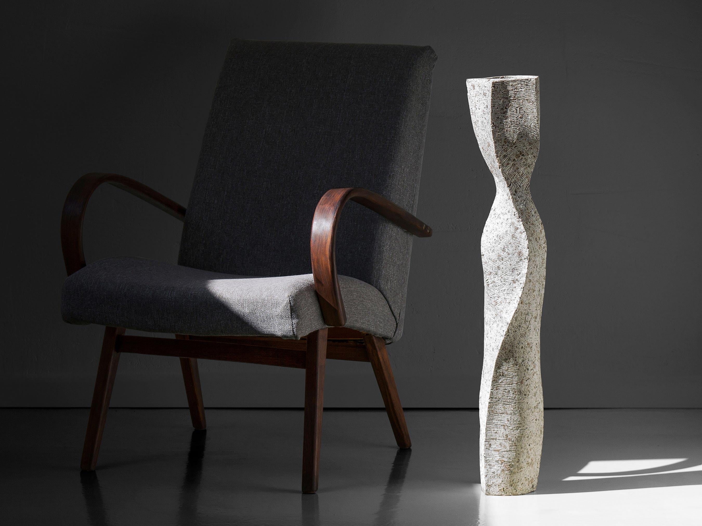 Sculptural Tall Floor Vase, Interior Accent - Etsy
